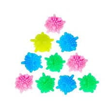 Attachh Solid Colorful Laundry Ball Reusable Washing Laundry Dryer Ball ...