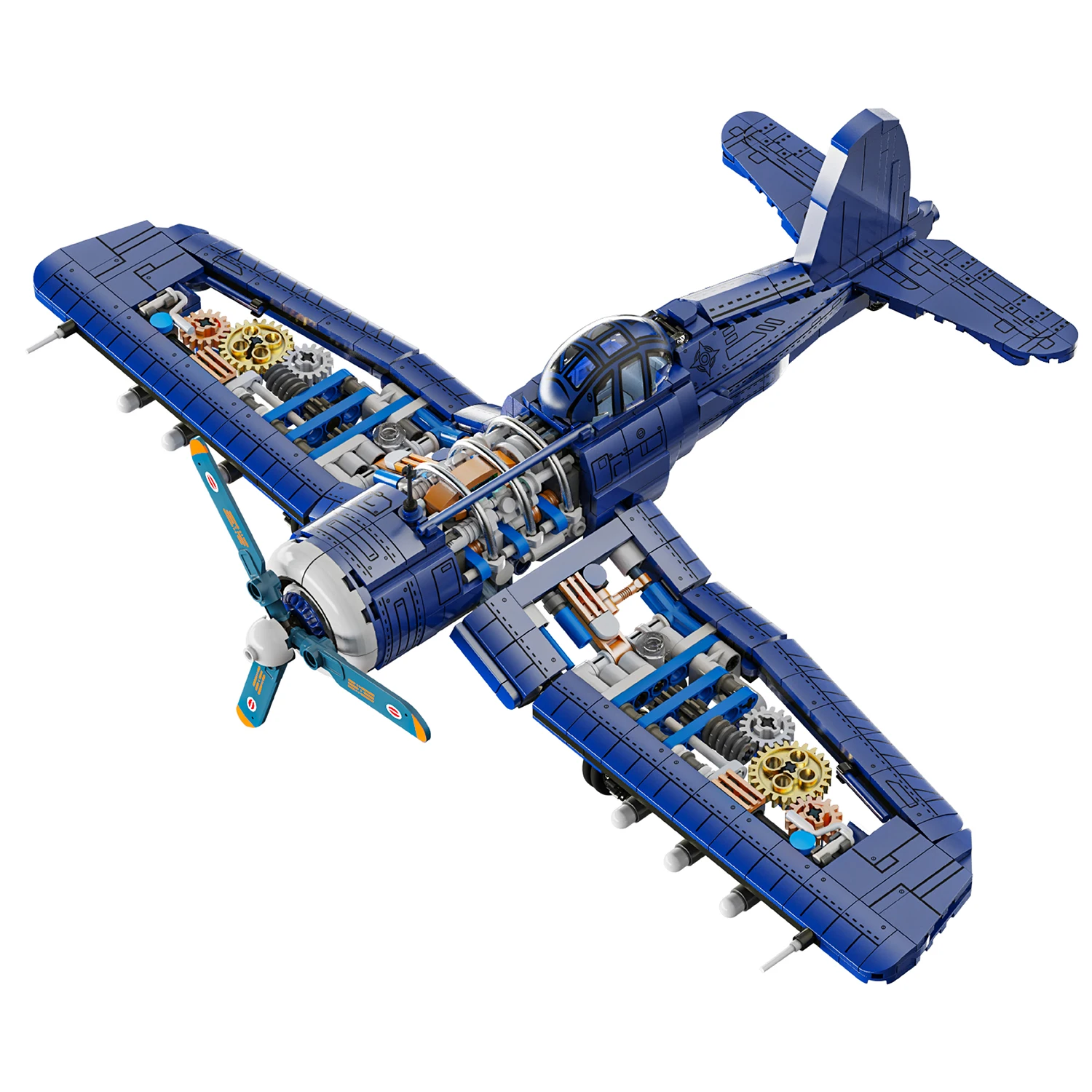 Attack Airplane Model Building Block Set, Military Theme Building Toys ...