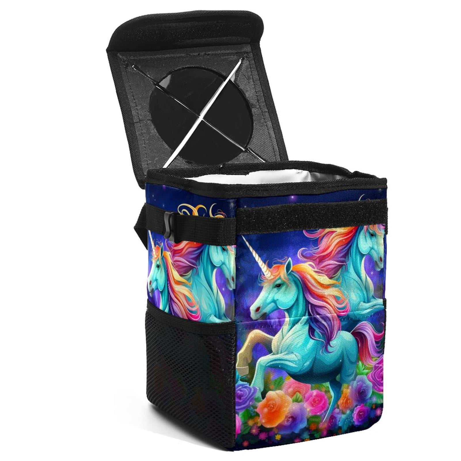 Attack Foldable Car Trash Can with Lid, Leak-Proof, Hanging Storage Bag ...