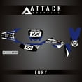 Attack Graphics Custom Fury Complete Bike Graphics Kit for Yamaha YZ65 ...