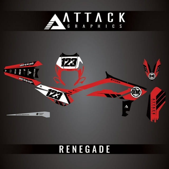 Attack Graphics Custom Renegade Complete Bike Graphics Kit For Beta 125 ...