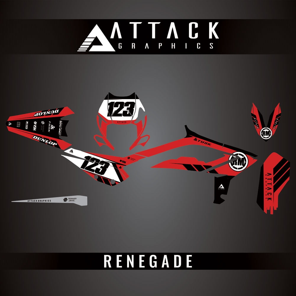 Attack Graphics Custom Renegade Complete Bike Graphics Kit For Beta 250 ...