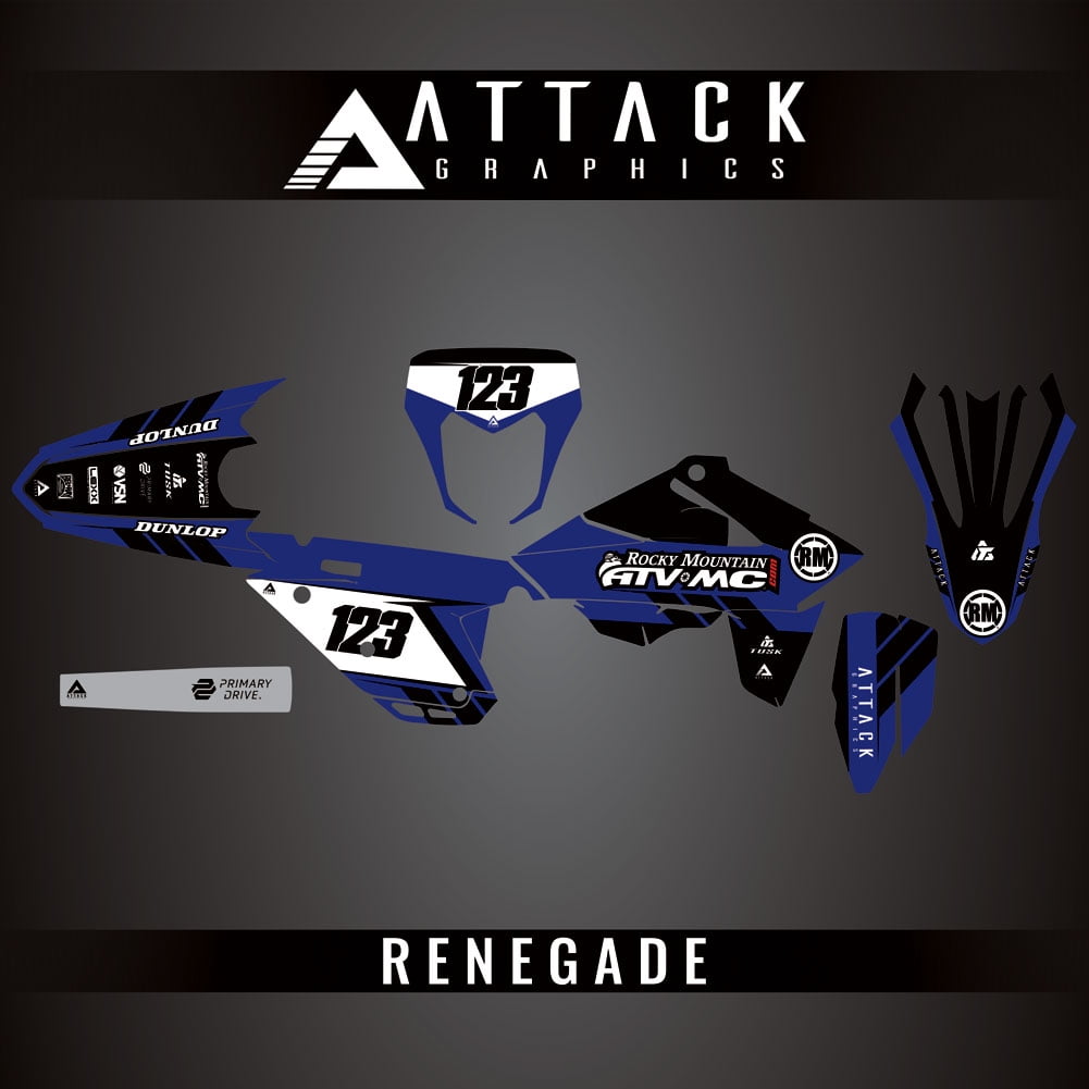 Attack Graphics Custom Renegade Complete Bike Graphics Kit For Sherco ...