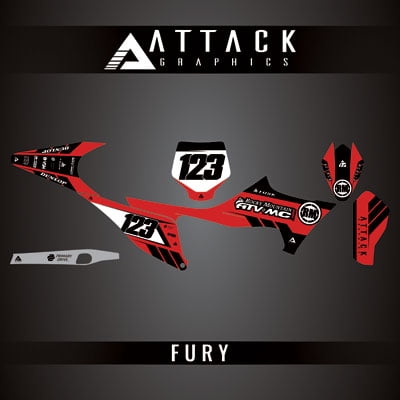 Attack Graphics Custom Renegade Complete Bike Graphics Kit For Stark Future Varg EX 2025 ...
