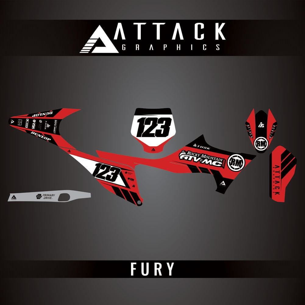 Attack Graphics Custom Renegade Complete Bike Graphics Kit For Stark ...