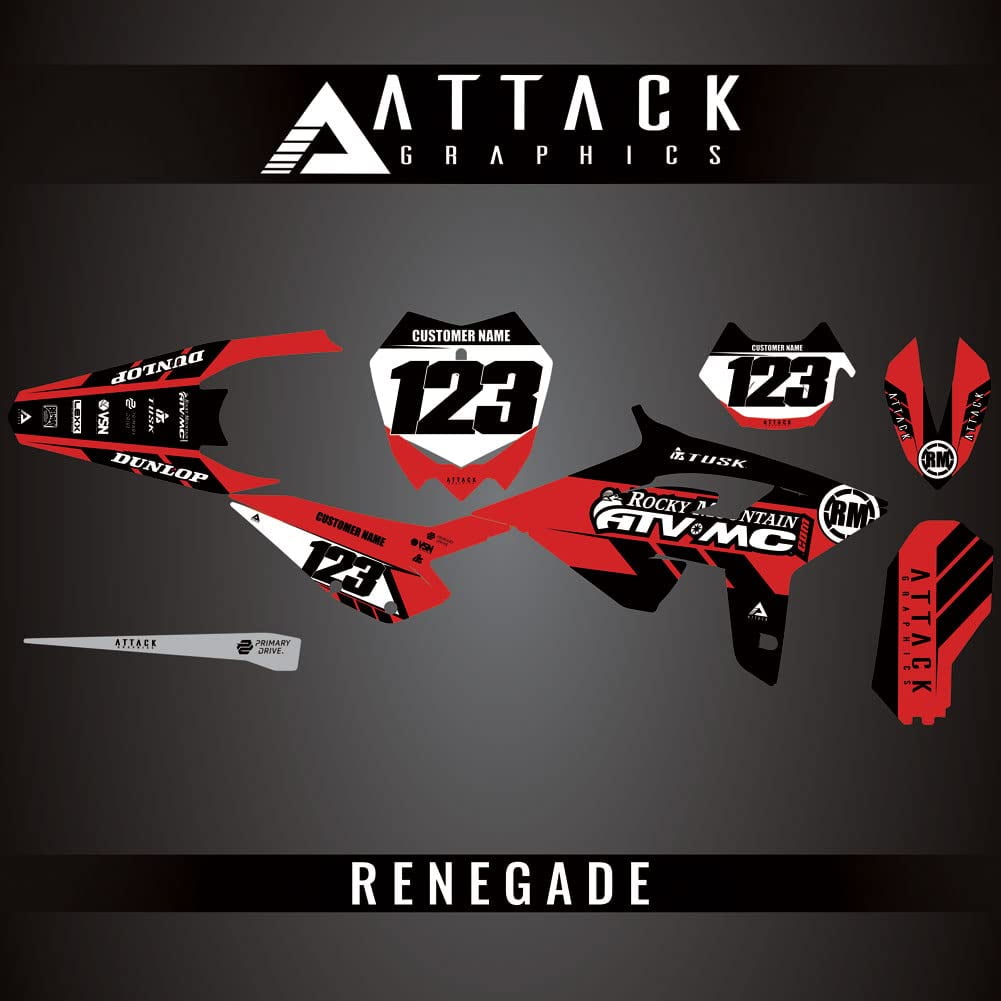 Attack Graphics Custom Renegade Complete Bike Graphics Kit for Beta 350 ...