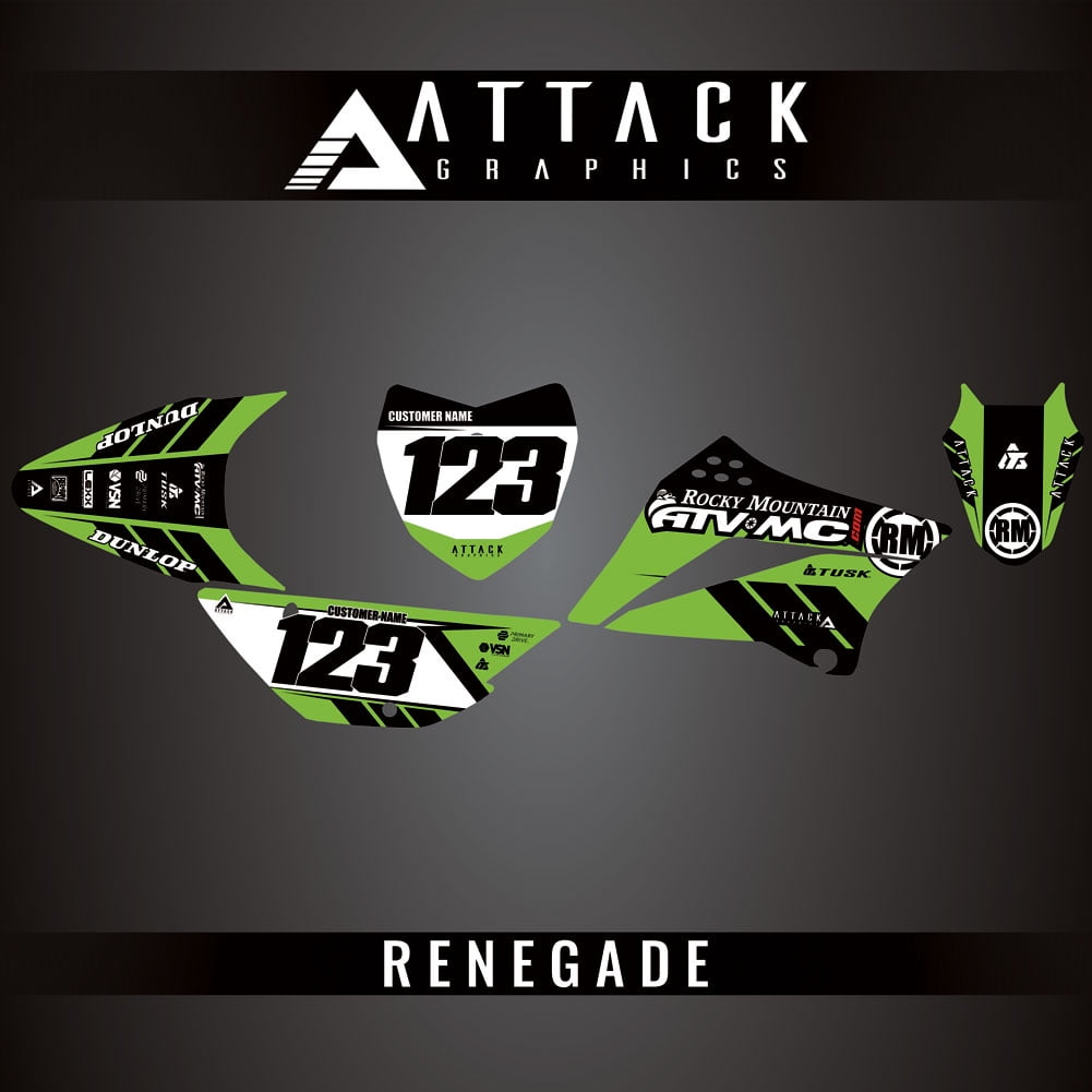 Attack Graphics Custom Renegade Complete Bike Graphics Kit - Walmart.com