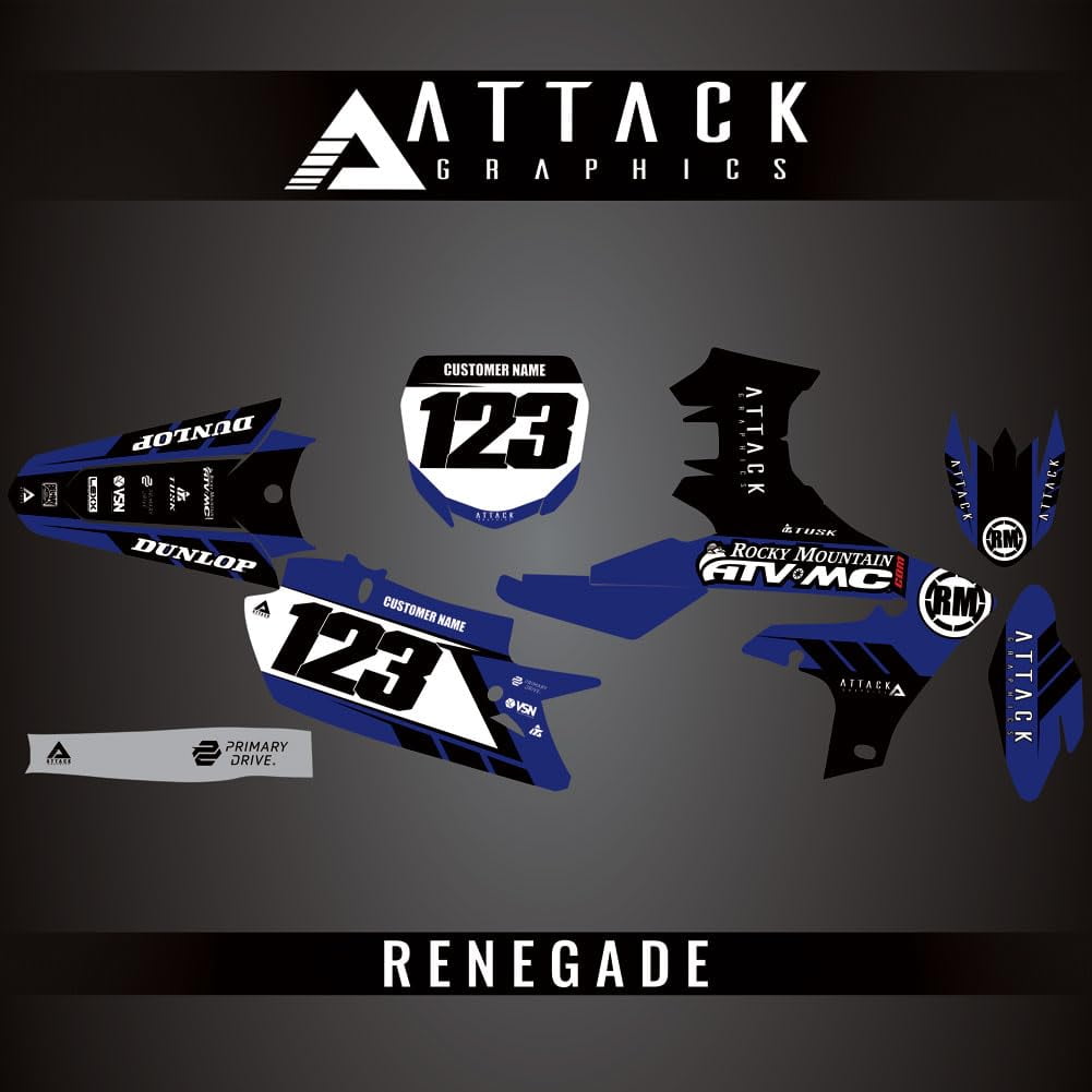 Attack Graphics Custom Renegade Complete Bike Restyle Graphics Kit ...