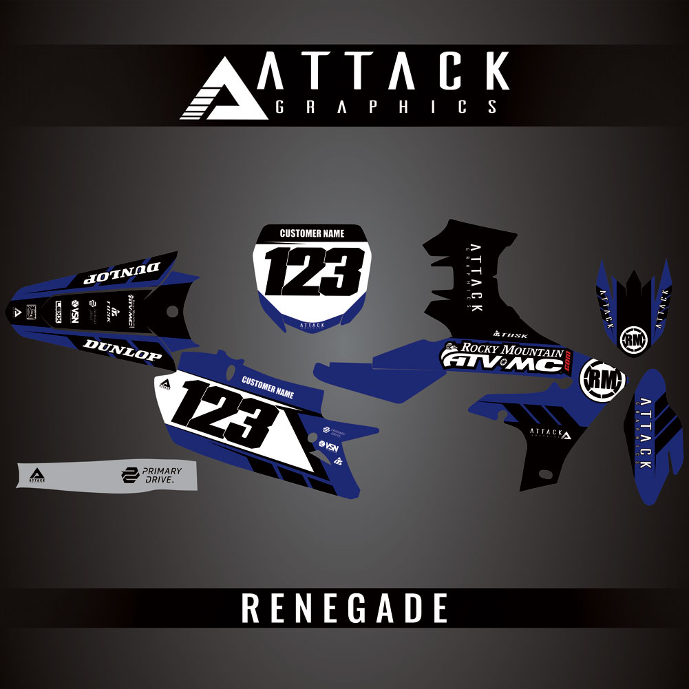 Attack Graphics Custom Renegade Complete Bike Restyle Graphics Kit ...