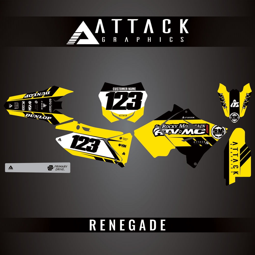 Attack Graphics Custom Renegade Complete Bike Restyle Graphics Kit ...