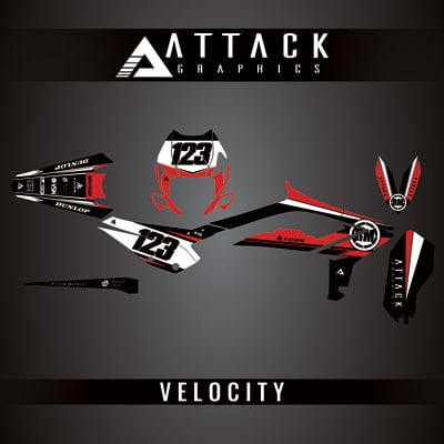 Attack Graphics Custom Velocity Complete Bike Graphics Kit for Beta 350 ...