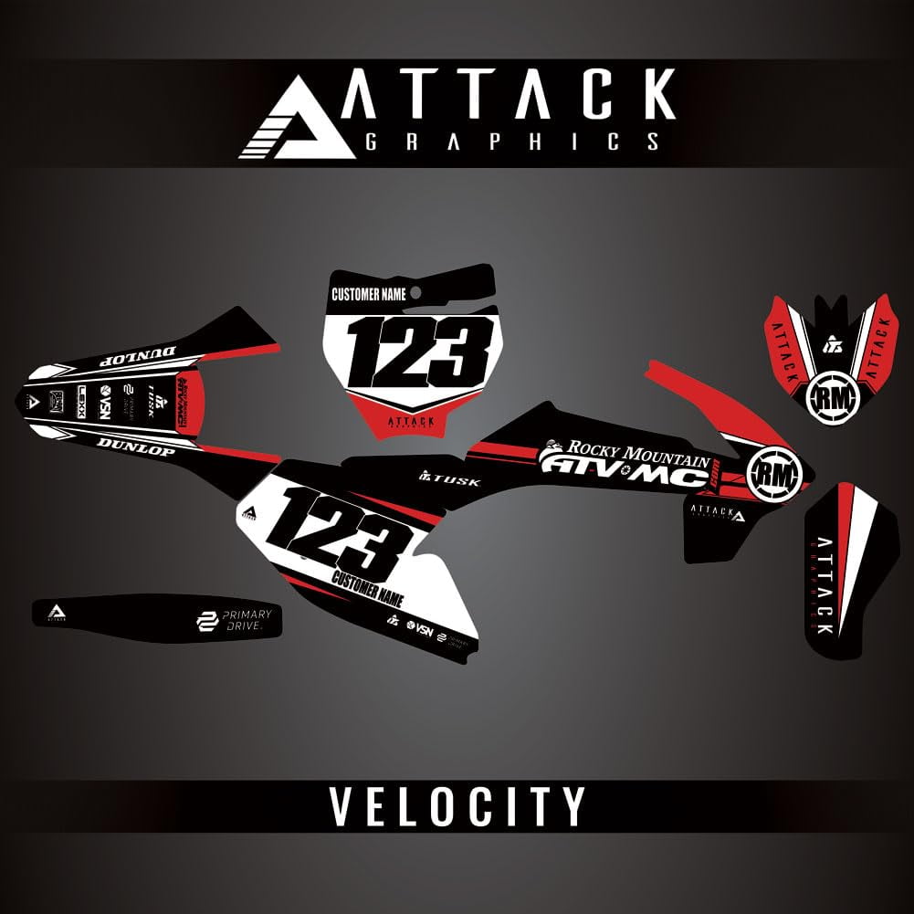 Attack Graphics Custom Velocity Complete Bike Graphics Kit for GASGAS MC 65 2023 - Walmart.com