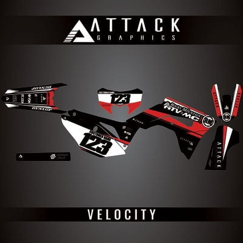 Attack Graphics Custom Velocity Complete Bike Graphics Kit for Honda ...