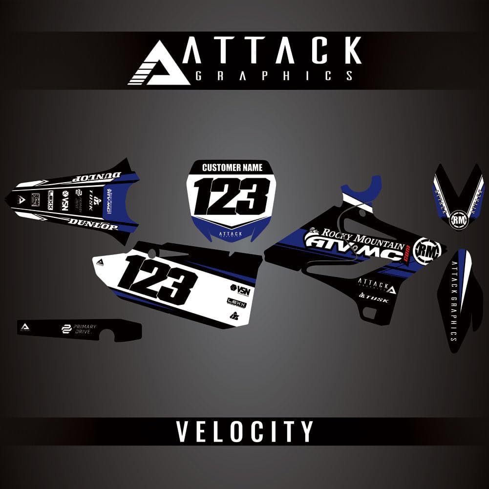 Attack Graphics Custom Velocity Complete Bike Graphics Kit for Yamaha ...