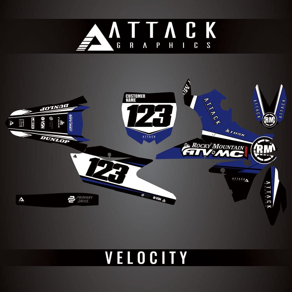 Attack Graphics Custom Velocity Complete Bike Graphics Kit for Yamaha ...