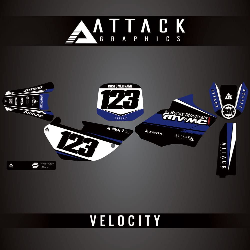 Attack Graphics Custom Velocity Complete Bike Graphics Kit for Yamaha ...