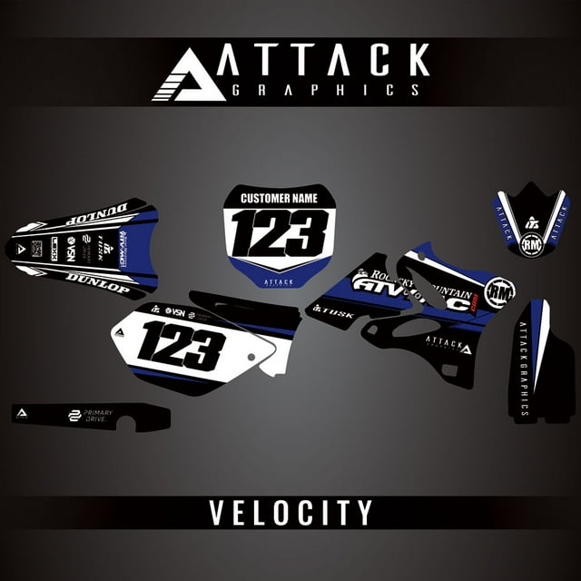 Attack Graphics Custom Velocity Complete Bike Graphics Kit - Walmart.com