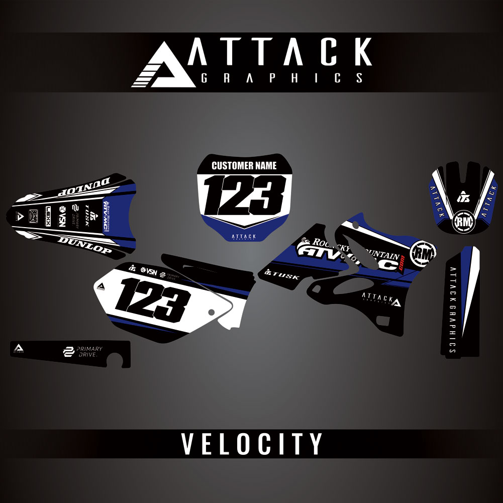 Attack Graphics Custom Velocity Complete Bike Graphics Kit - Walmart.com