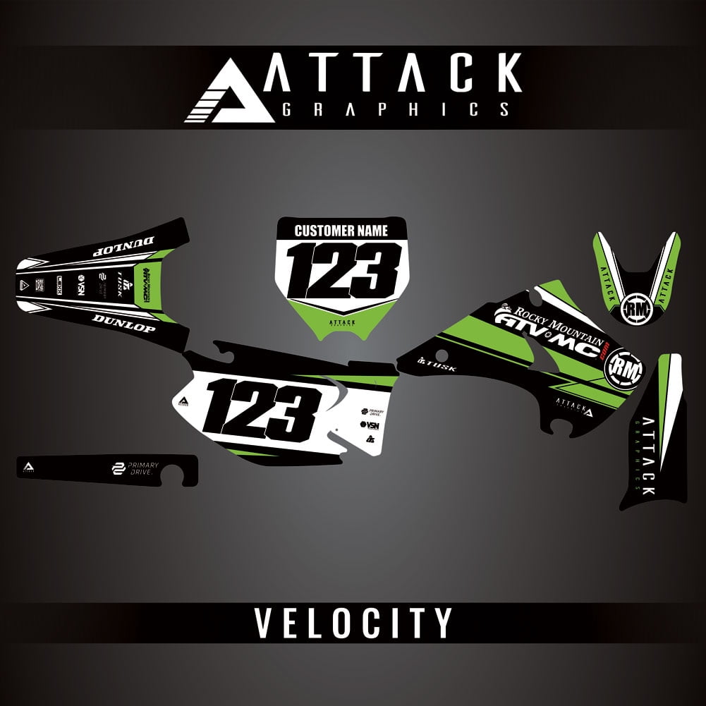 Attack Graphics Custom Velocity Complete Bike Graphics Kit - Walmart.com