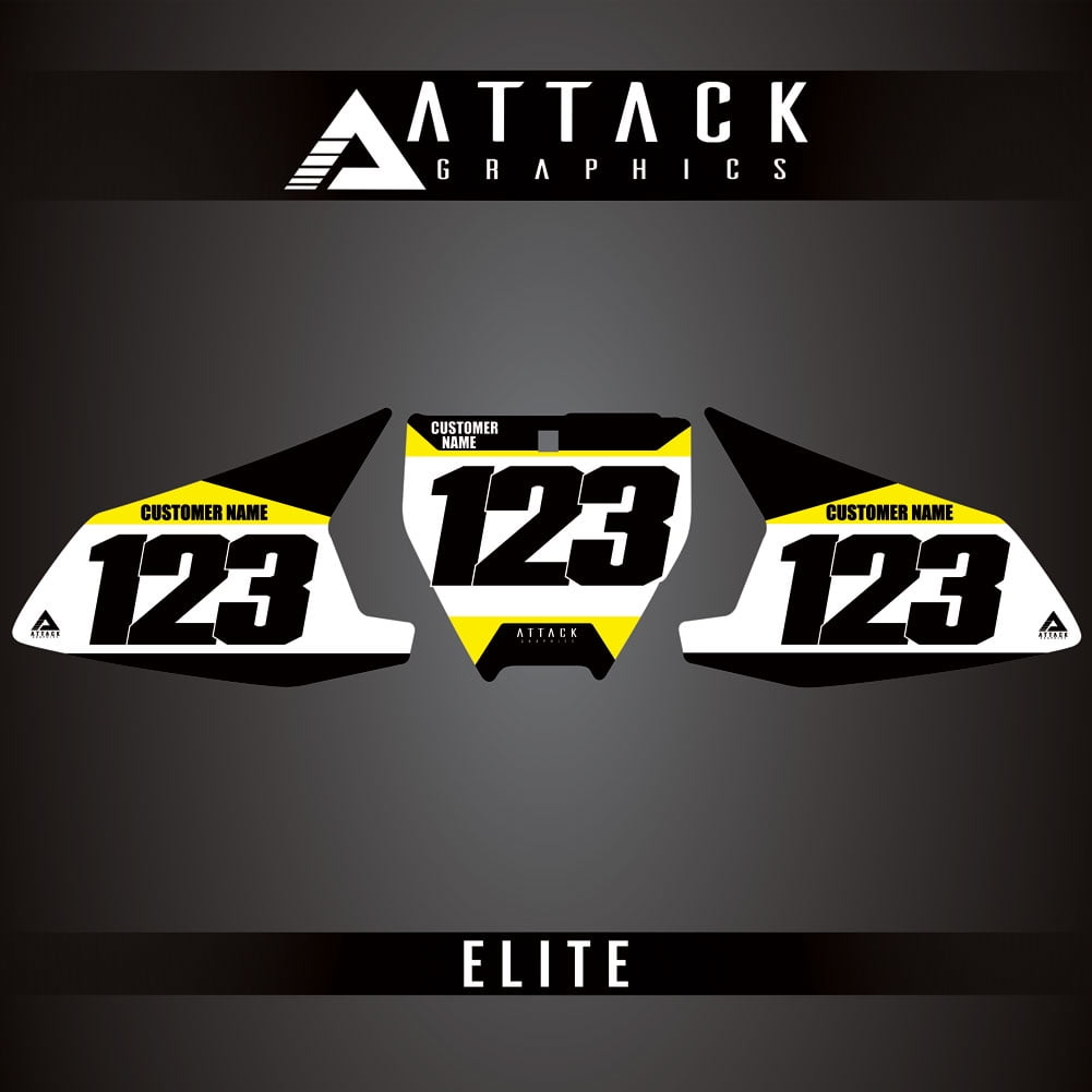 Attack Graphics Elite Number Plate Backgrounds For Husqvarna EE 3 2023 ...