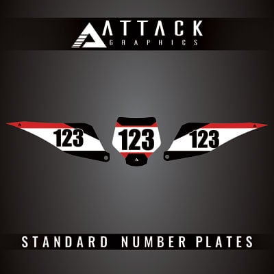 Attack Graphics Elite Number Plate Backgrounds For Stark Future Varg EX ...