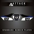 Attack Graphics Elite Number Plate Backgrounds For Yamaha YZ450F ...