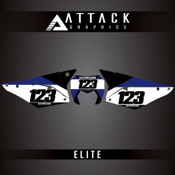 Attack Graphics Elite Number Plate Backgrounds for Sherco 250 SCF Cross ...