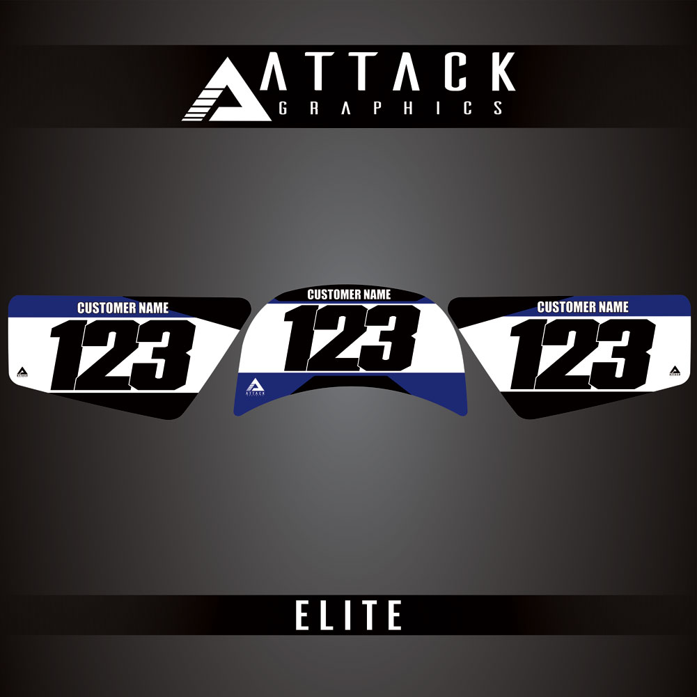 Attack Graphics Elite Number Plate Backgrounds - Walmart.com