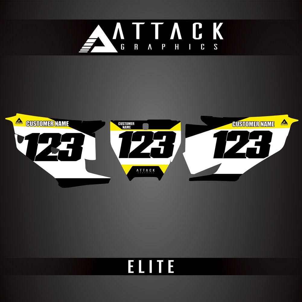 Attack Graphics Elite Number Plate Backgrounds - Walmart.com