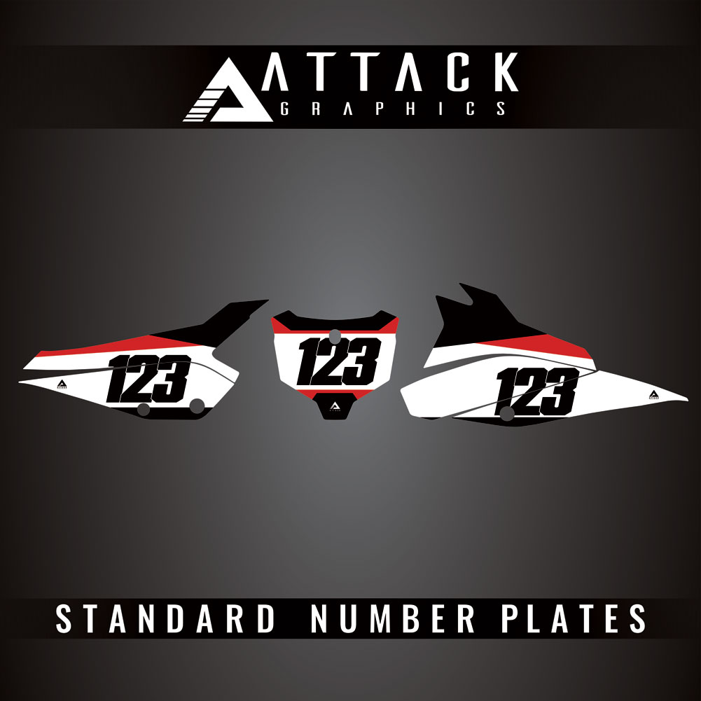 Attack Graphics Elite Number Plate Backgrounds - Walmart.com