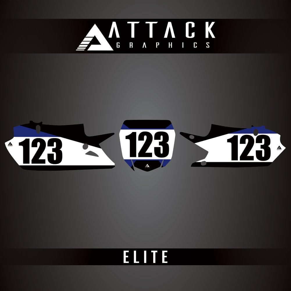 Attack Graphics Elite Restyle Number Plate Backgrounds Compatible with ...