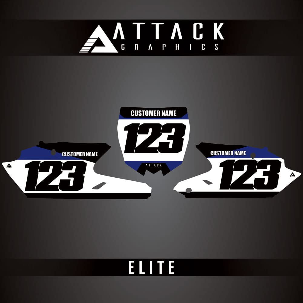 Attack Graphics Elite Restyle Number Plate Backgrounds Compatible with ...