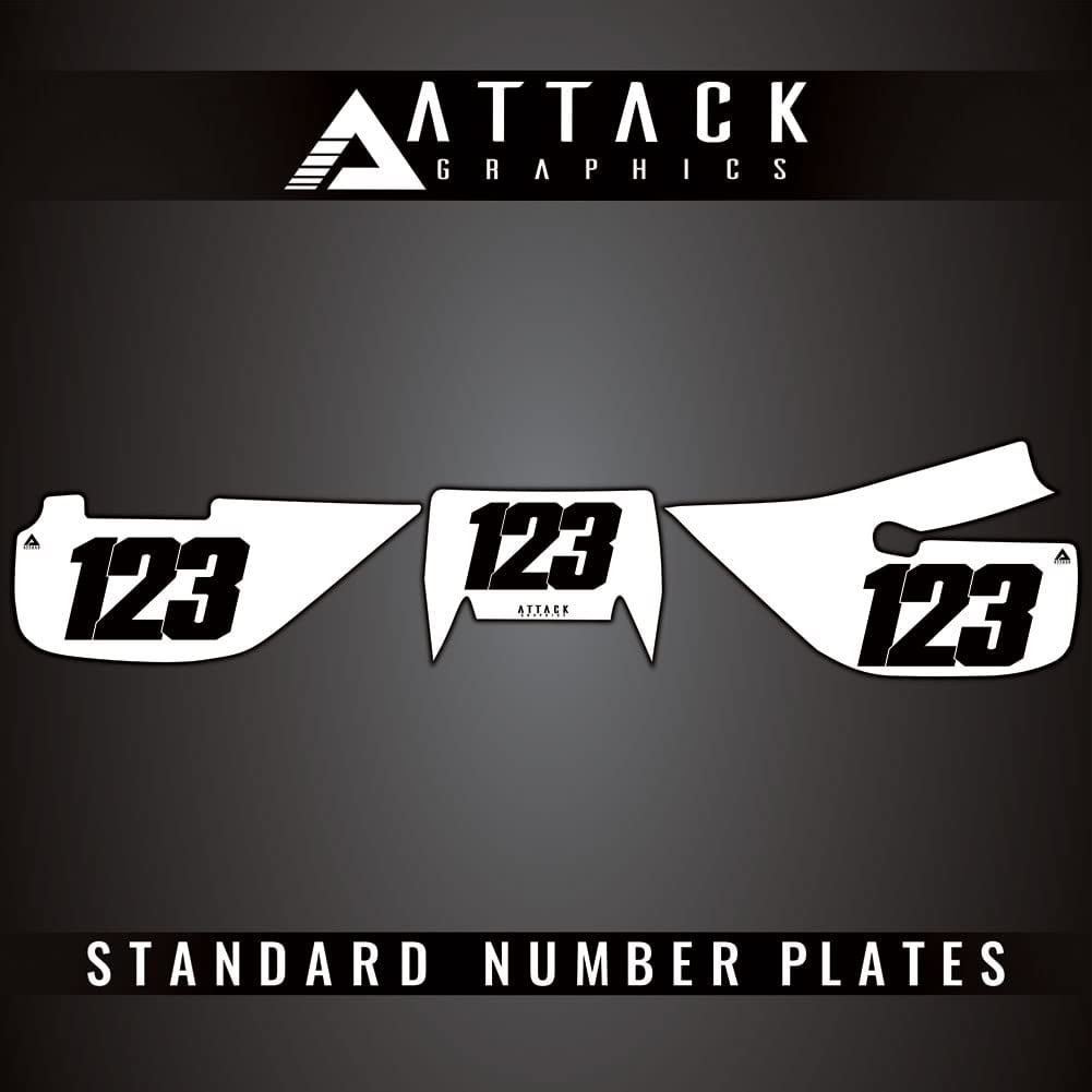 Attack Graphics Number Plate Backgrounds for Honda XR650L 1998 ...