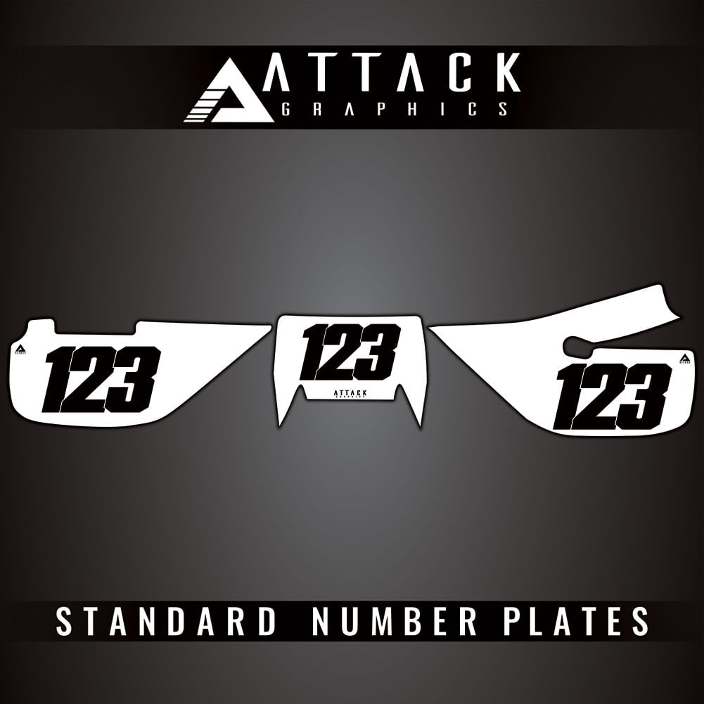 Attack Graphics Number Plate Backgrounds for Honda XR650L 1999 ...