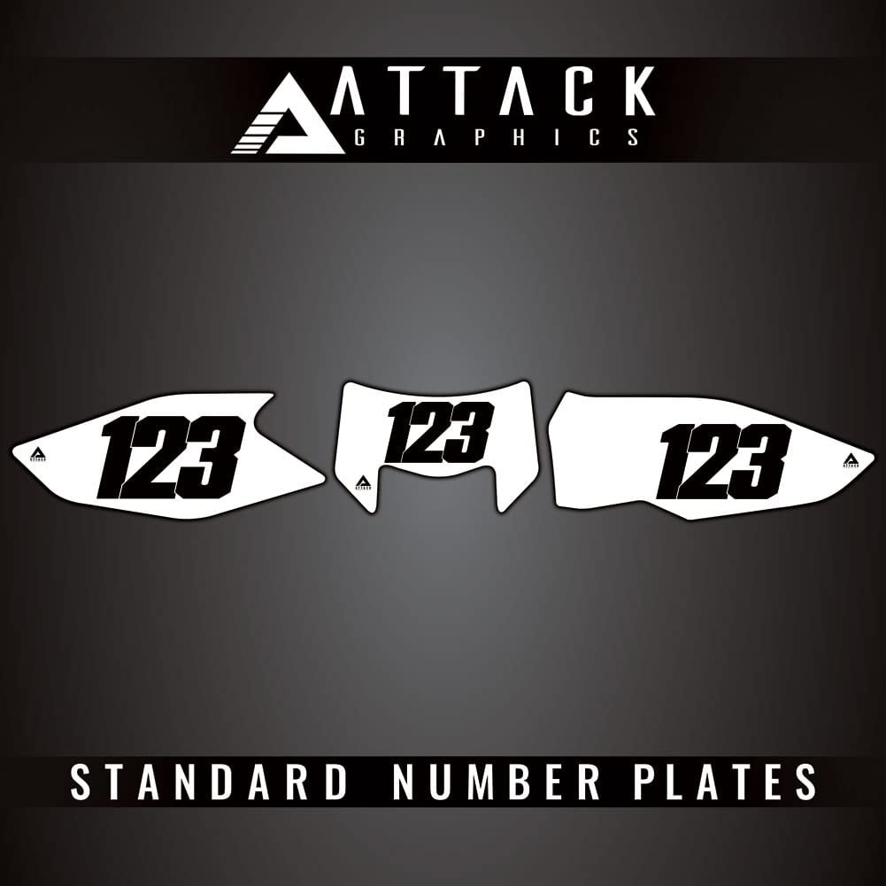 Attack Graphics Number Plate Backgrounds for Husqvarna TE 125 2016 ...