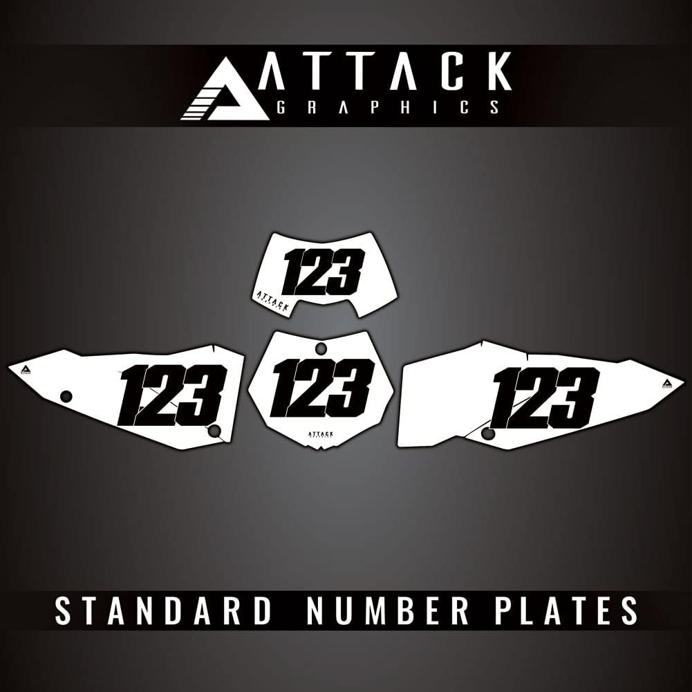 Attack Graphics Number Plate Backgrounds for KTM 300 XC 2010 - Walmart.com