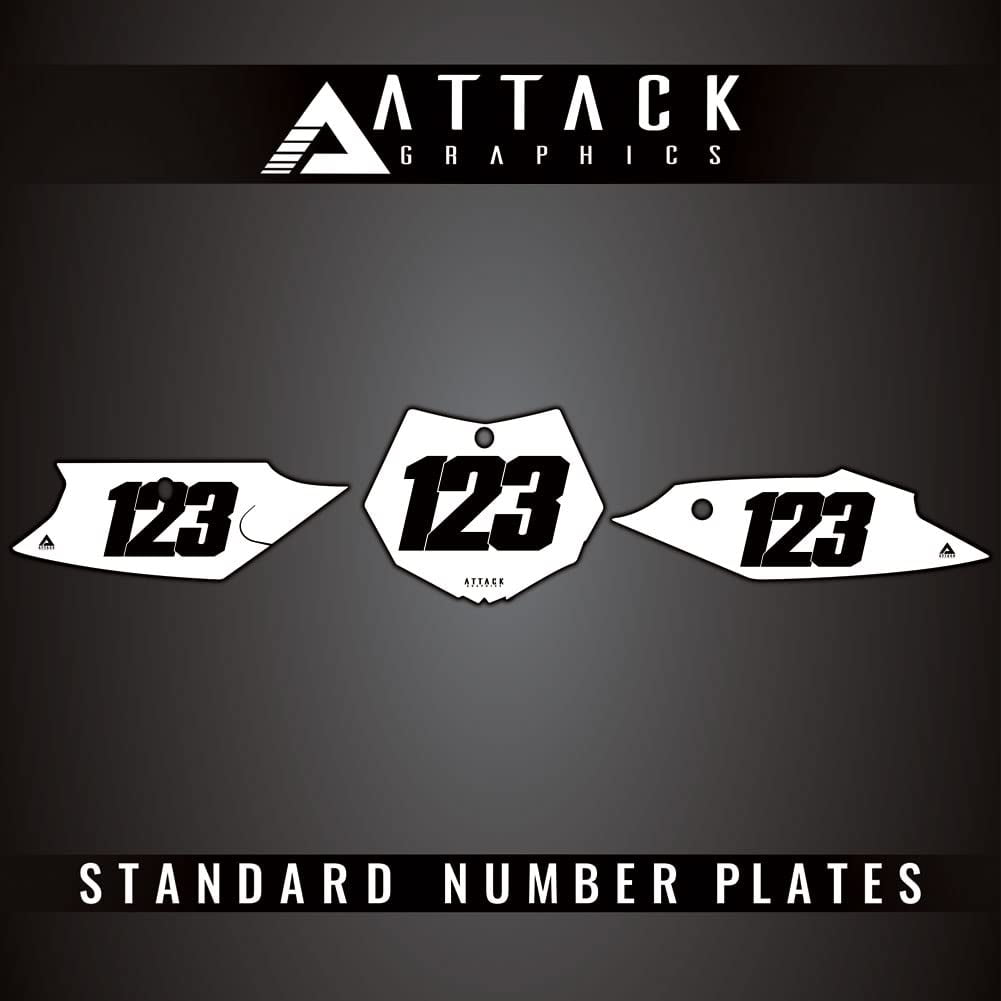 Attack Graphics Number Plate Backgrounds for KTM 300 XC 2011 - Walmart.com