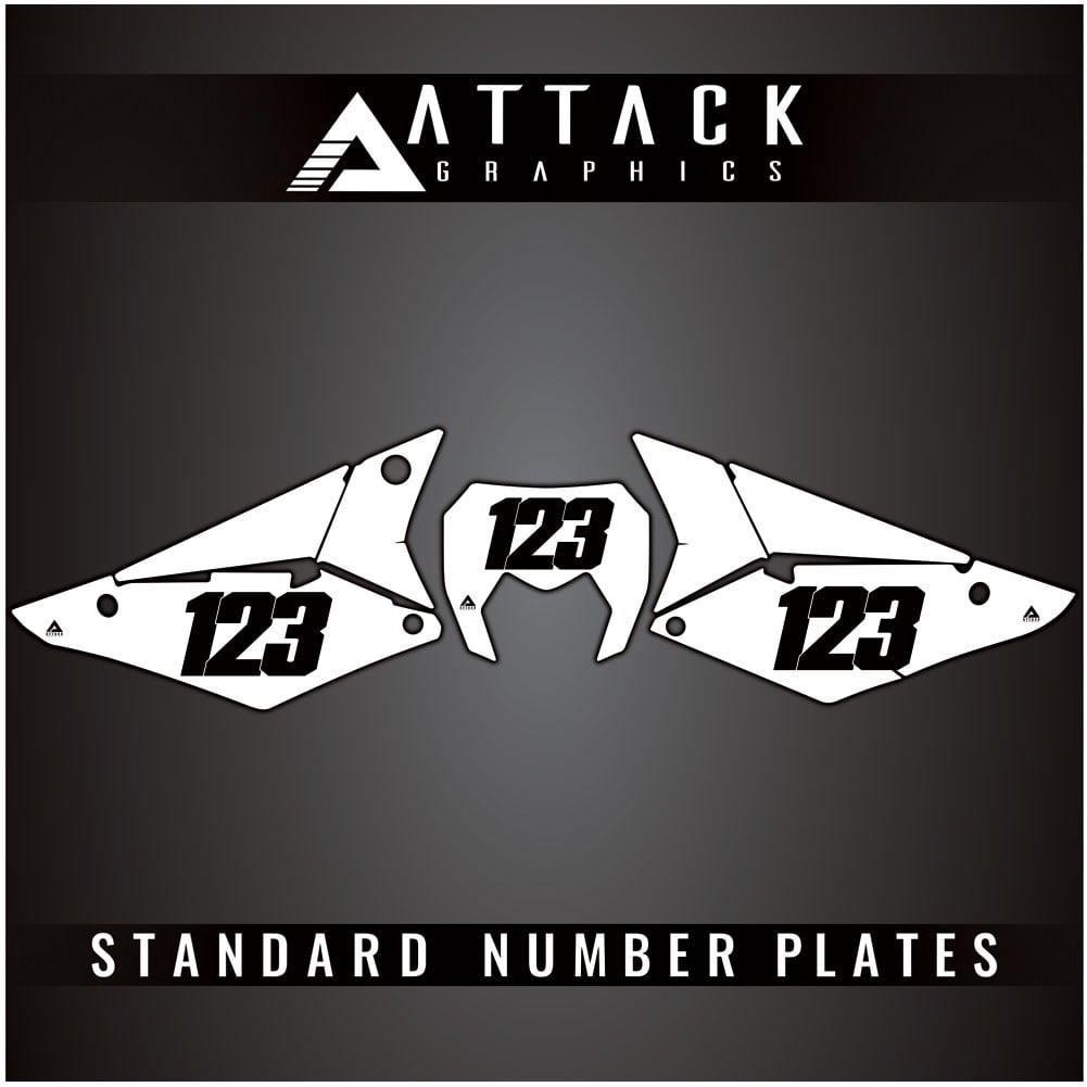Attack Graphics Number Plate Backgrounds for Sherco 250 SE-R Racing ...