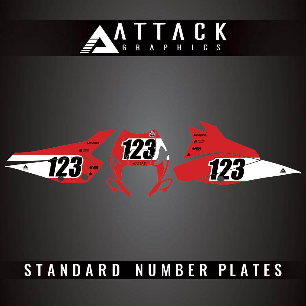 Attack Graphics Pro Series Number Plate Backgrounds for Beta 300 RR ...