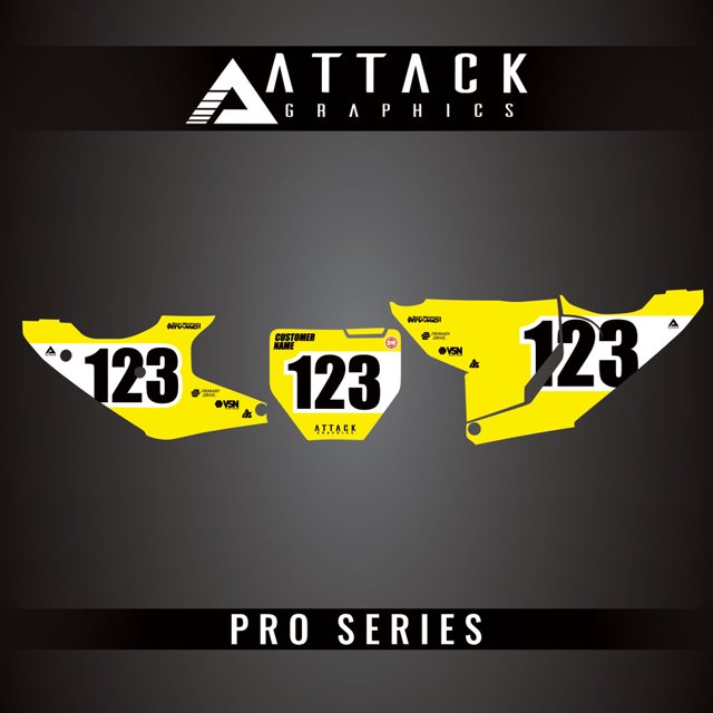 Attack Graphics Pro Series Number Plate Backgrounds For Husqvarna FC ...