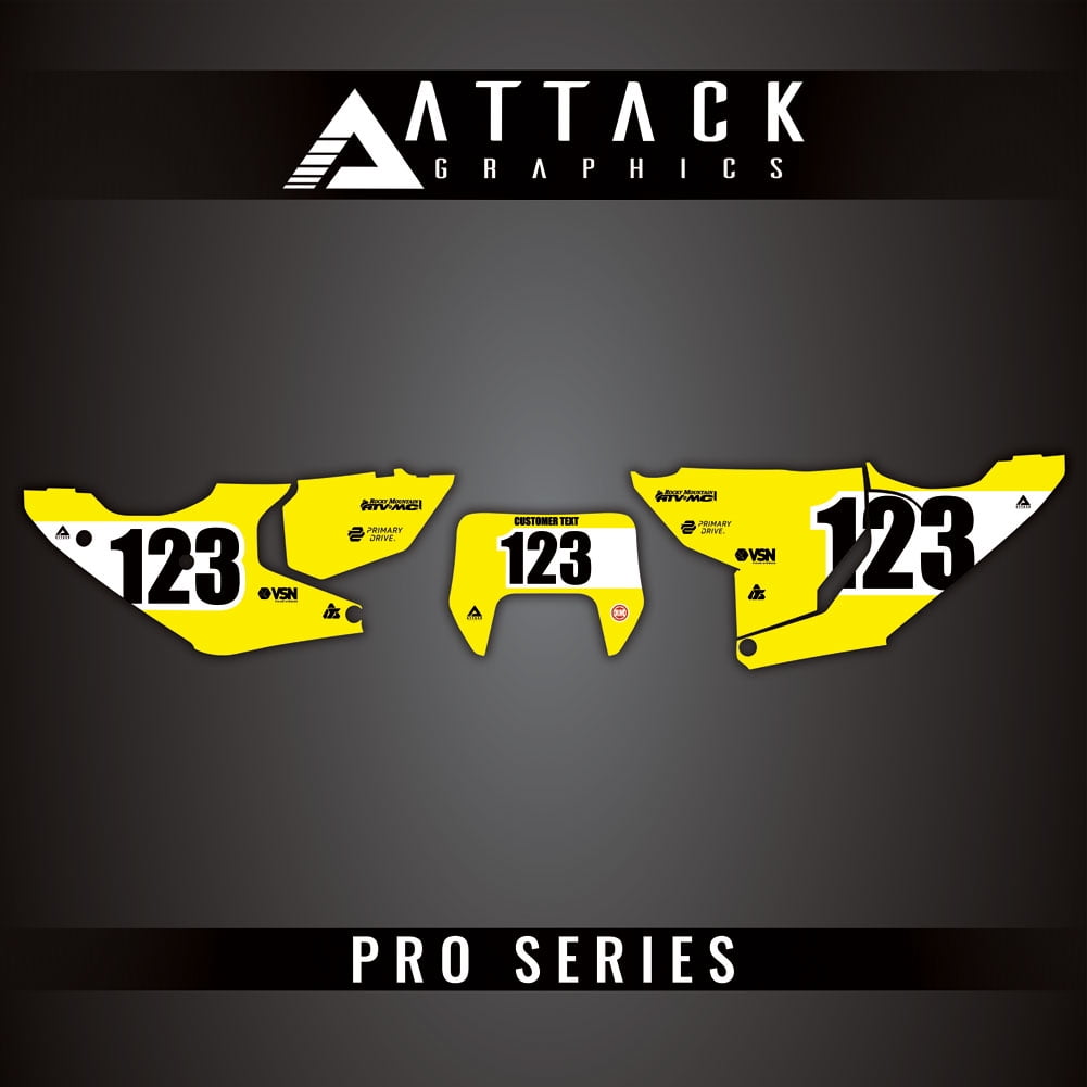 Attack Graphics Pro Series Number Plate Backgrounds For Husqvarna TE ...