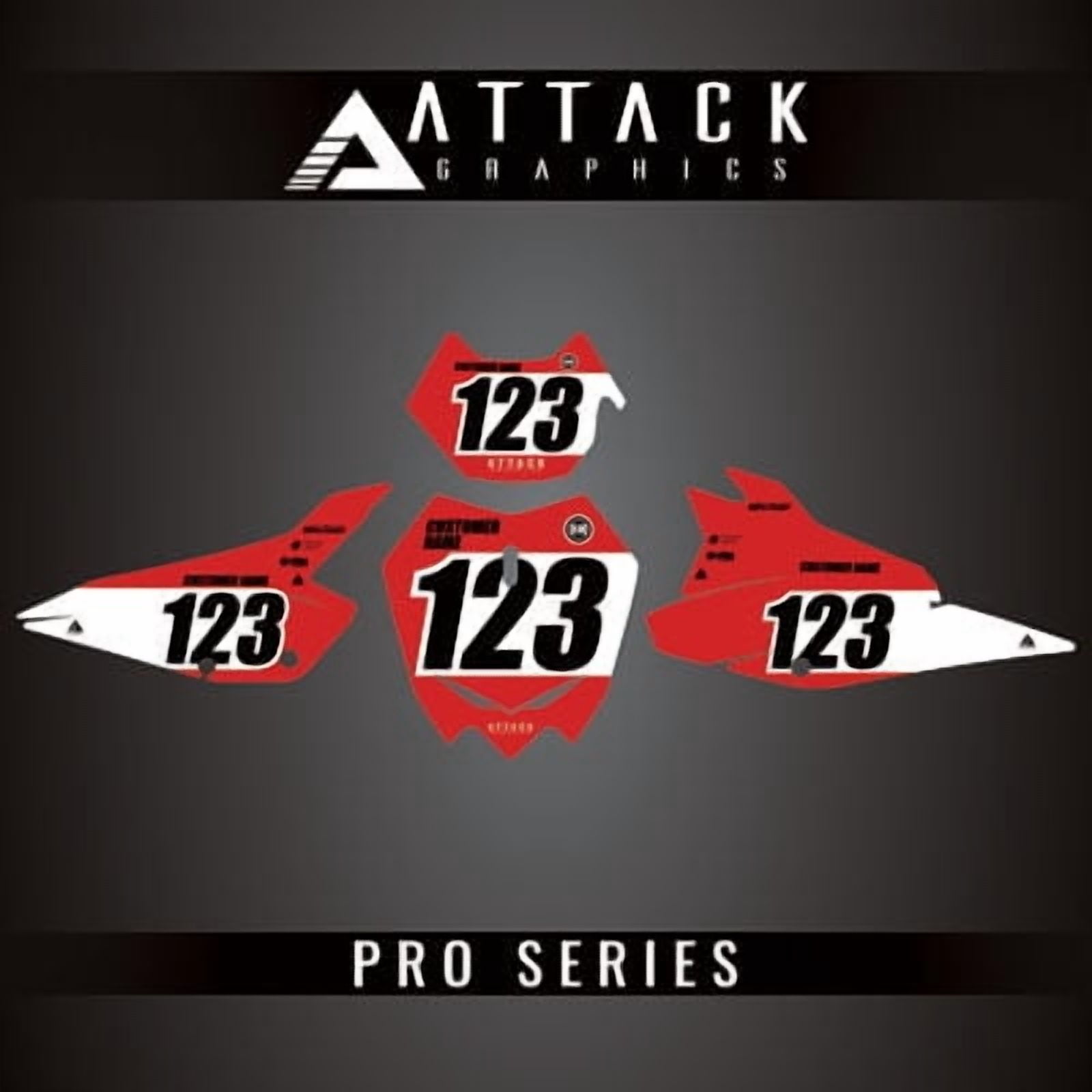 Attack Graphics Pro Series Number Plate Backgrounds for Beta 480 RR ...