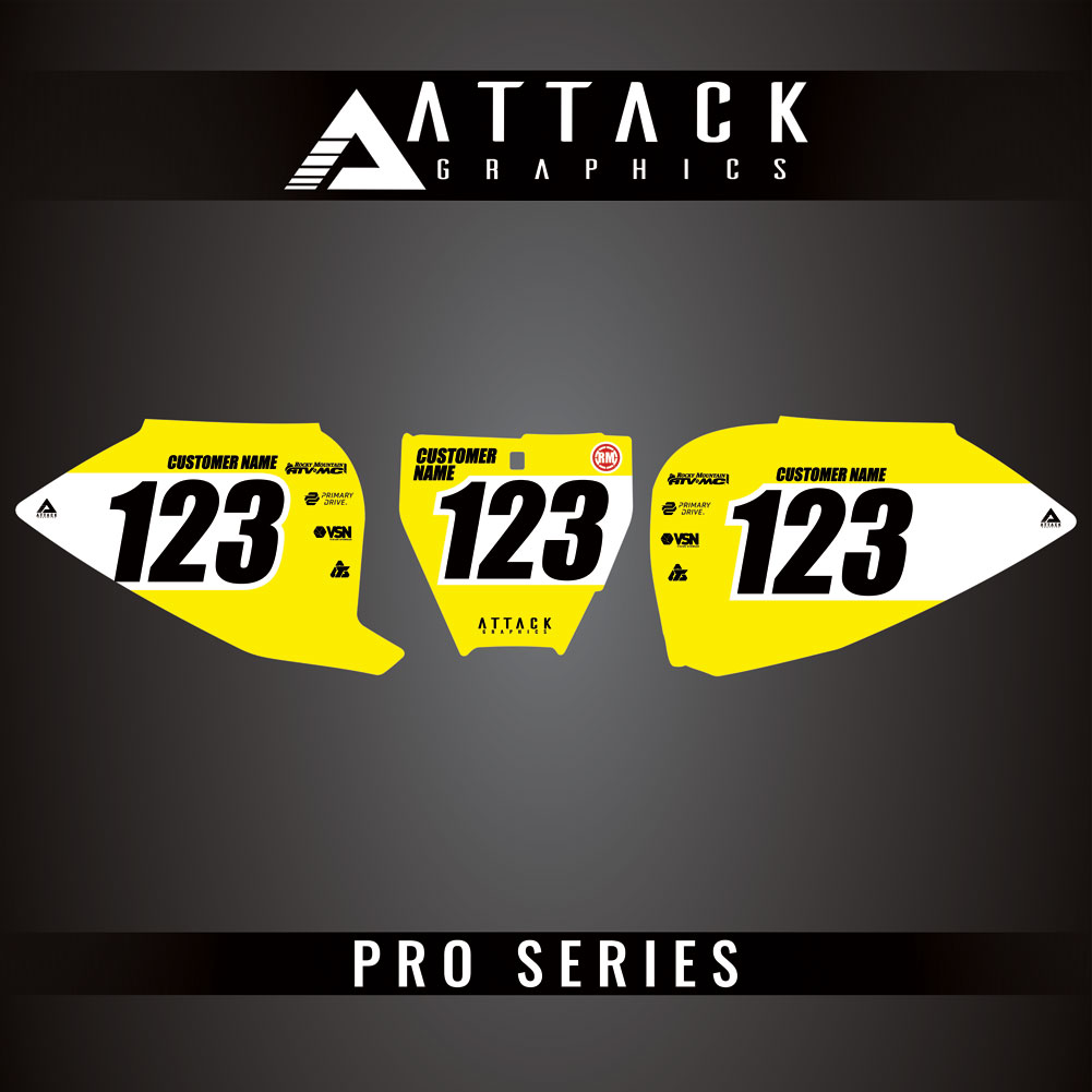 Attack Graphics Pro Series Number Plate Backgrounds for Husqvarna TC 85 ...