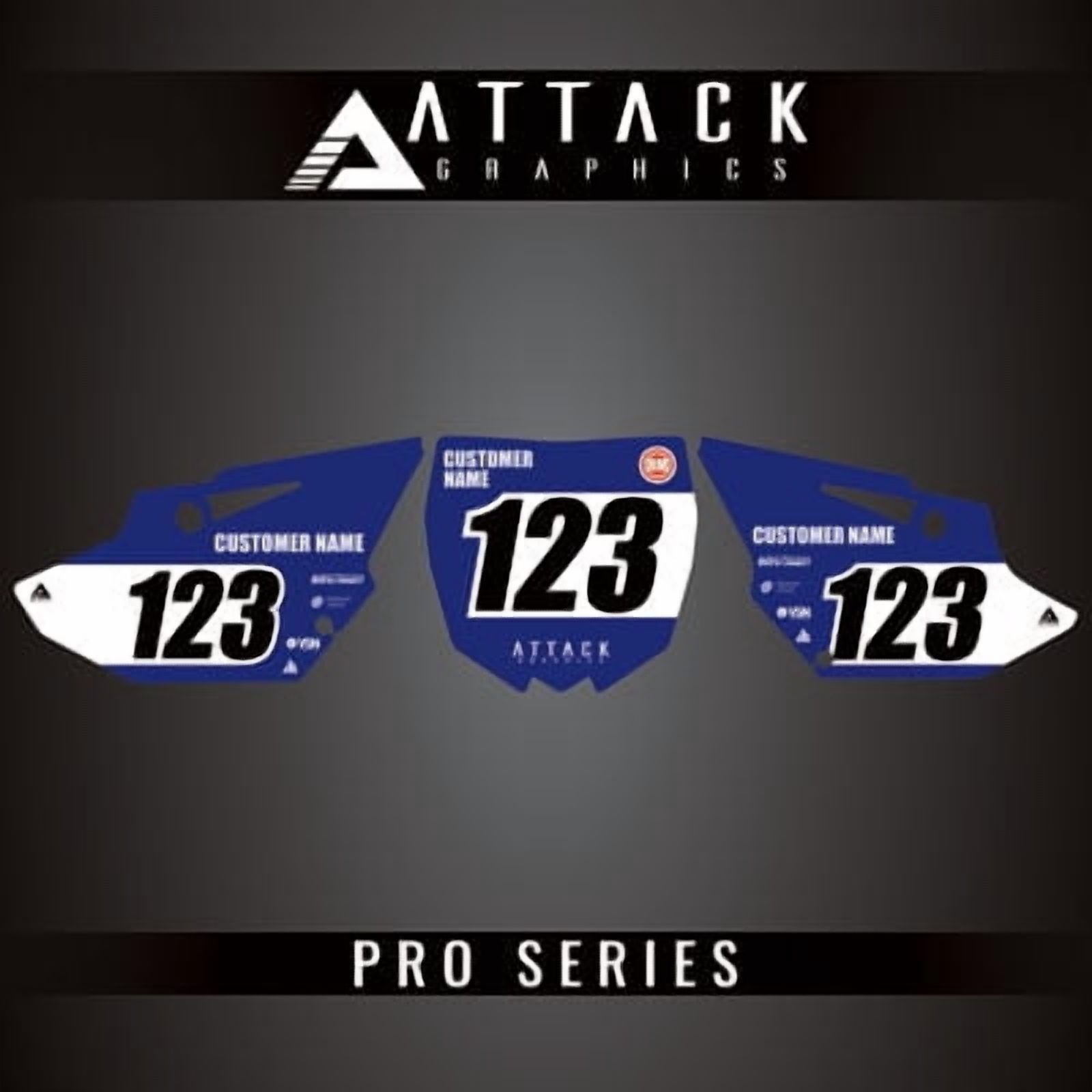 Attack Graphics Pro Series Restyle Number Plate Backgrounds Compatible ...
