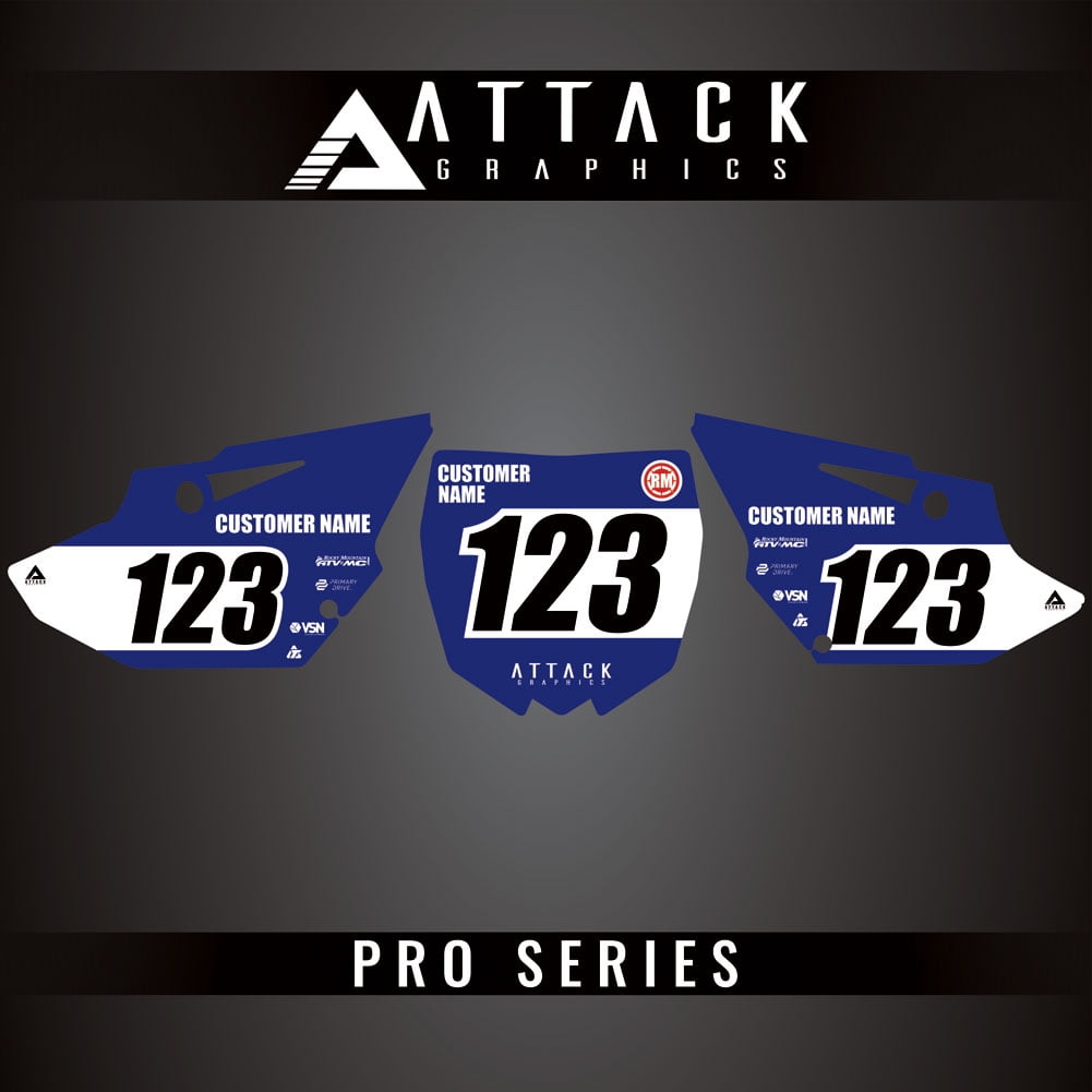 Attack Graphics Pro Series Restyle Number Plate Backgrounds Polisport ...