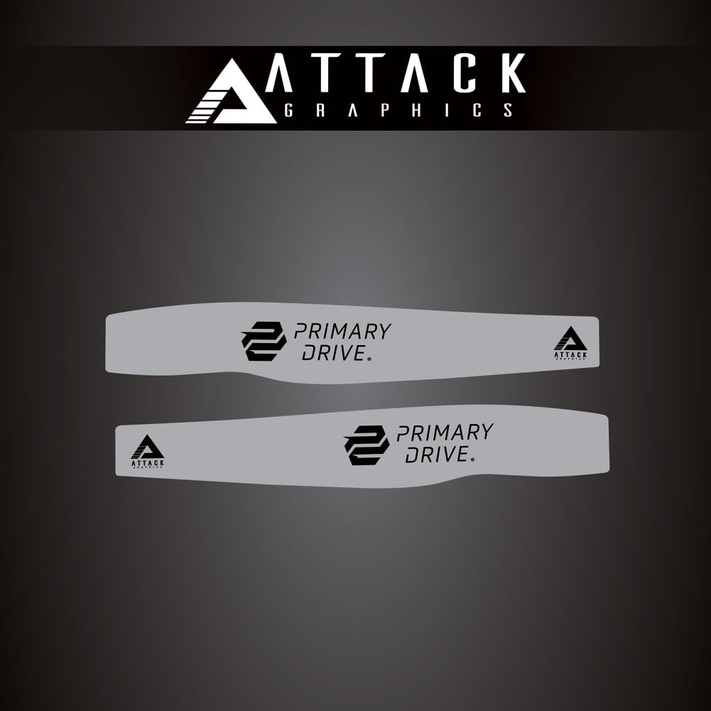 Attack Graphics Renegade Swing Arm Decal Grey for Yamaha YZ250F 50th ...