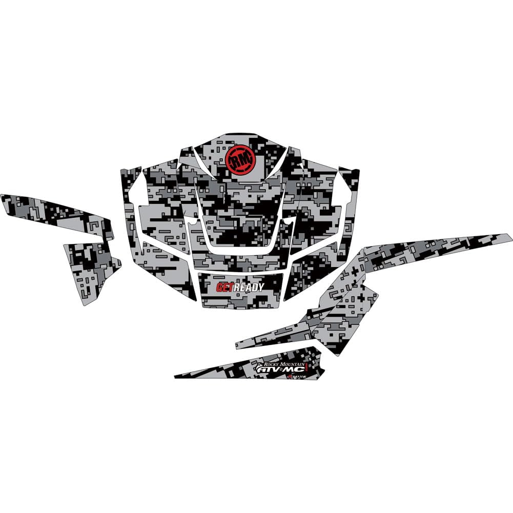 Attack Graphics Siege Complete UTV Graphics Kit Black/ Dark Grey Black ...