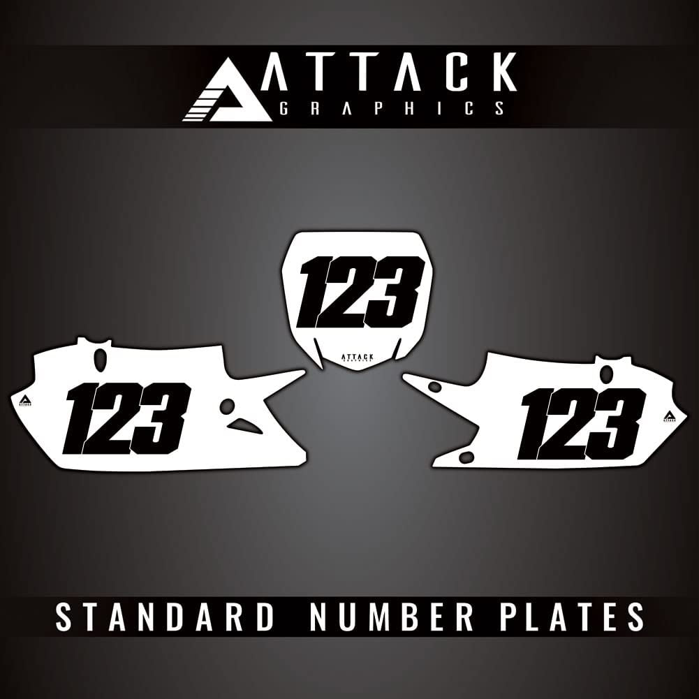 Attack Graphics Standard Restyle Number Plate Backgrounds Cycra ...