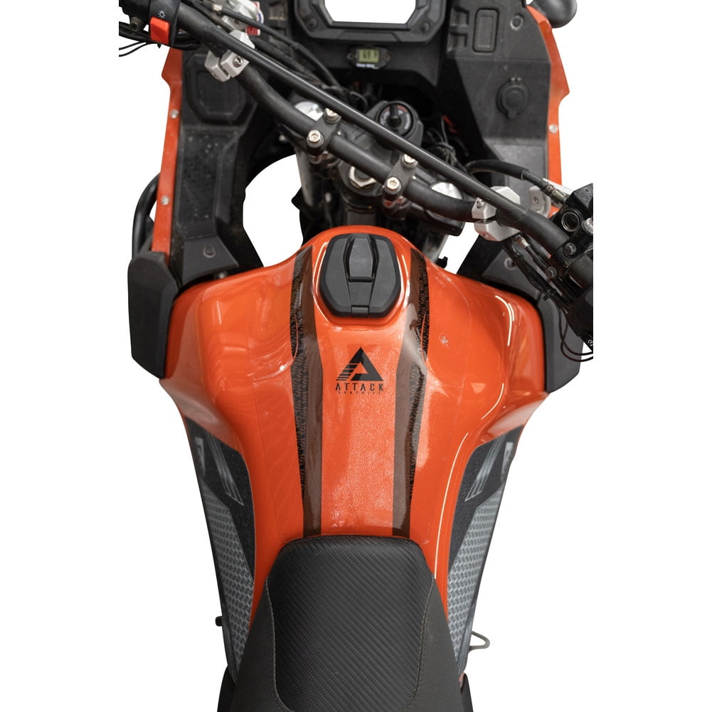 Attack Graphics Tank Protection Decals Top Clear for Kawasaki KLR650 ...
