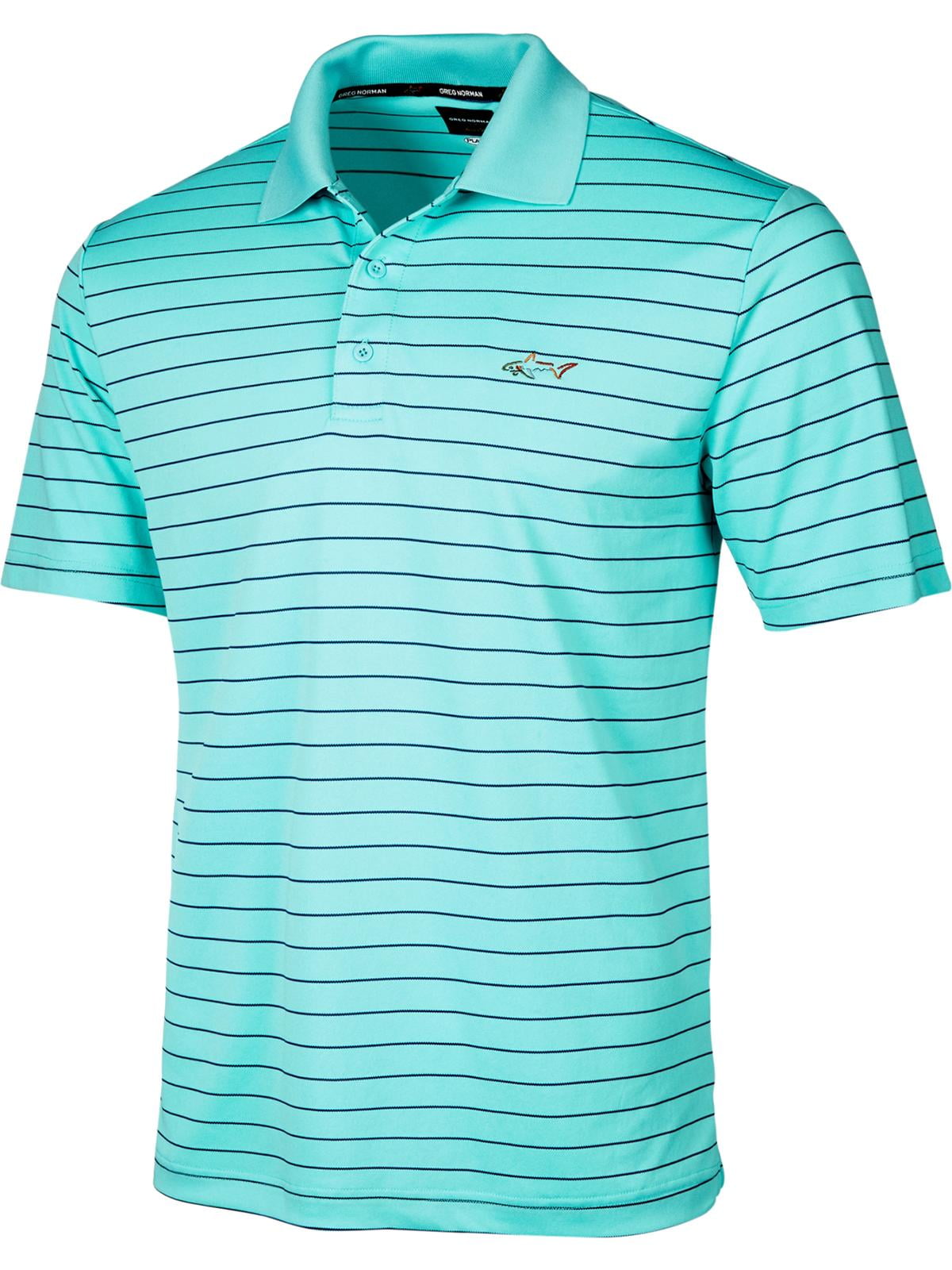 Attack Life by Greg Norman Mens Knit Striped Polo Shirt - Walmart.com
